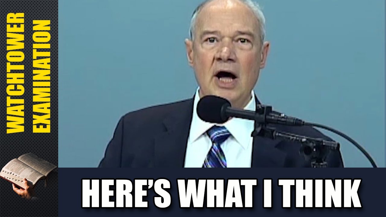 981- PREVIEW - Stephen Lett Gave My Thoughts on the JW Broadcast for ...