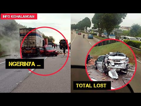 KEJADIAN DI HIGHWAY UTARA-SELATAN KM129 BUKIT PAGOH, JOHOR - YouTube