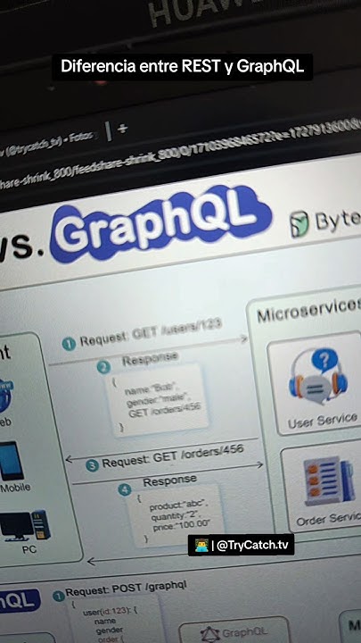 Diferencia entre REST y GraphQL - YouTube