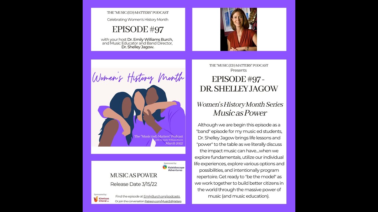 "Music (ed) Matters" Podcast Episode 97 - Music as Power w/Dr. Shelley ...