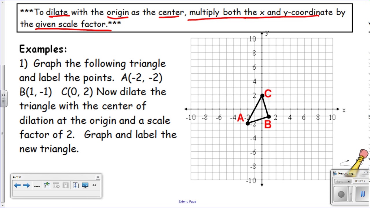Lesson 10 - Dilations - YouTube