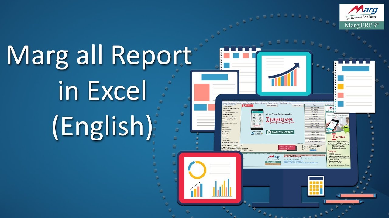 Marg All Report in Excel in Marg ERP [English] - YouTube
