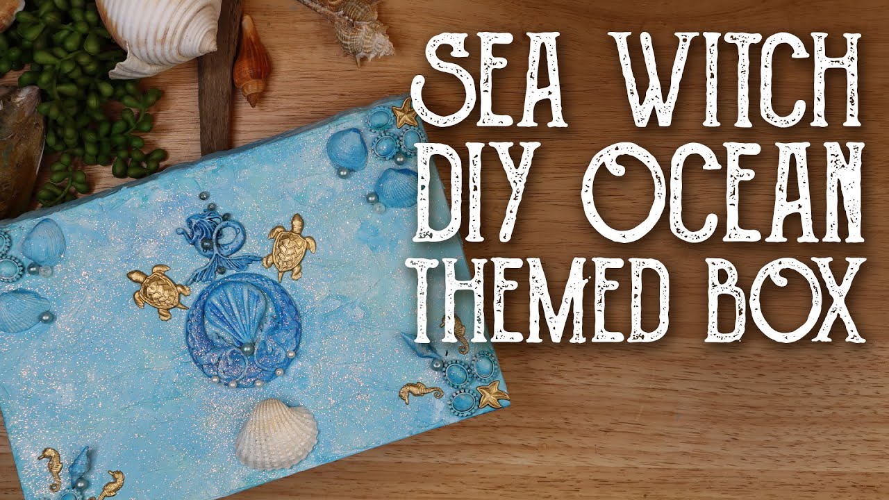 DIY Witchy Décor - Ocean-themed Box - Water Witch Altar, Sea Witch ...