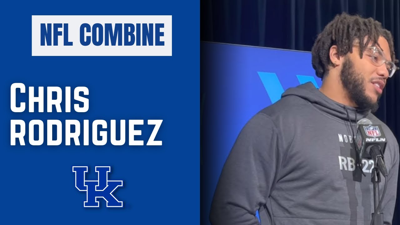 Chris Rodriguez, Former Kentucky Running Back, at the NFL Combine - YouTube