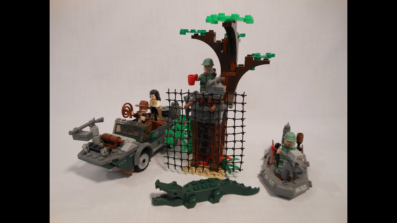 Original Indiana Jones Set River Chase LEGO Set 7625 - YouTube