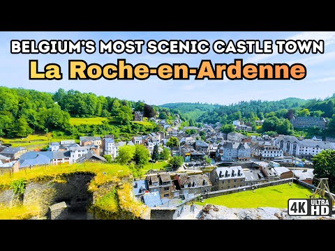 La Roche-en-Ardenne Walking Tour 🇧🇪 | Belgium’s Most Charming Ardennes Town in 4K