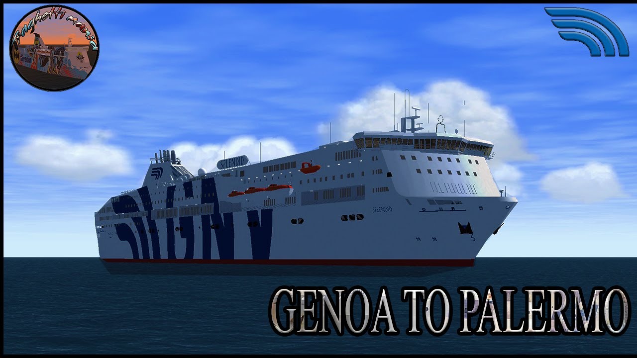 TRAVERSATA GENOVA - PALERMO GNV SPLENDID - YouTube