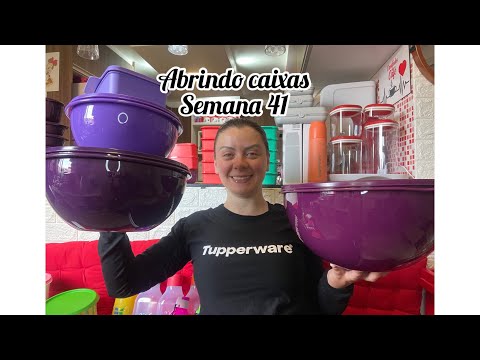 Abrindo caixas Tupperware - semana 41
