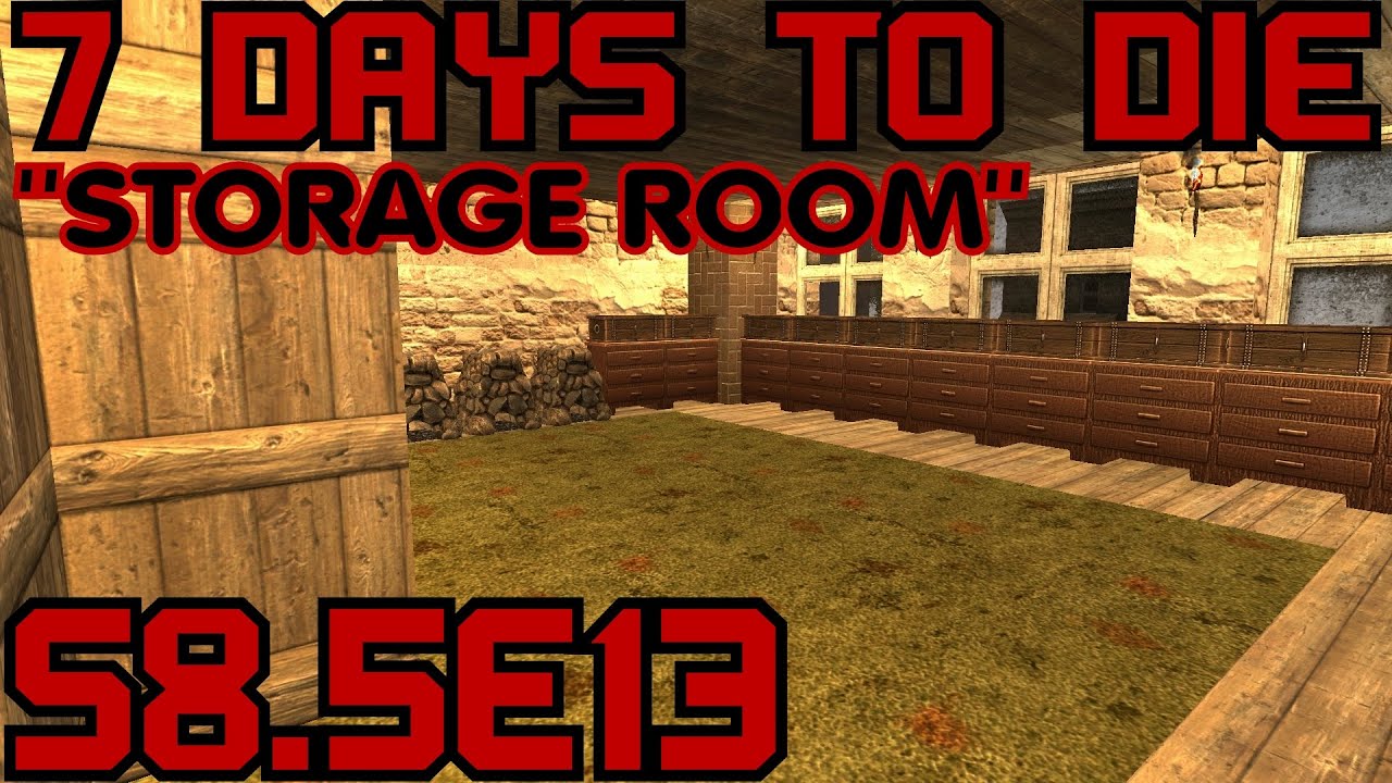 7 Days to Die Alpha 8.8 Gameplay / Let's Play (S-8.5) -E13- "Storage ...
