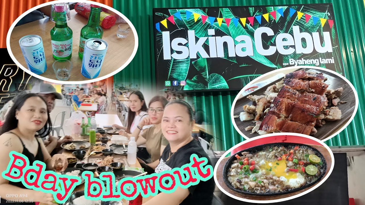 THE FAMOUS ISKINA CEBU LECHON || Nagpa Lunch c partner | Esay B Vlog ...