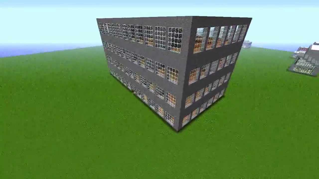Block of Flats in Minecraft Stage 3 - YouTube