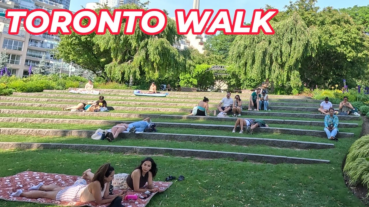 Toronto Walk: Harbourfront Centre to Music Garden - YouTube