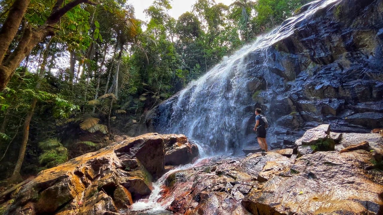 Unpopular Lata Gapi Waterfall (Hidden Gem) in Serendah, Selangor - YouTube