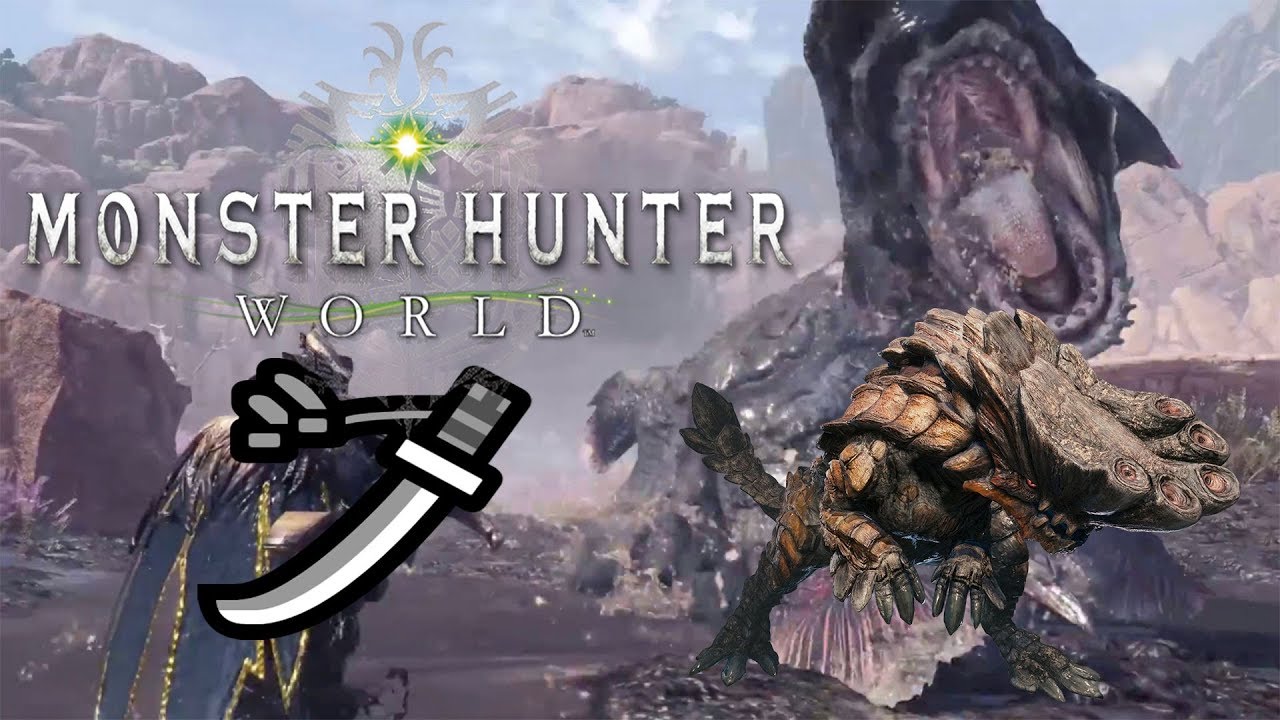 Jyuratodus and Barroth Solo Long Sword Monster Hunter World Beta - YouTube