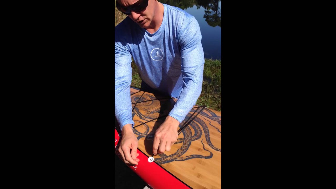How2 install a SUP BUNGEE - YouTube