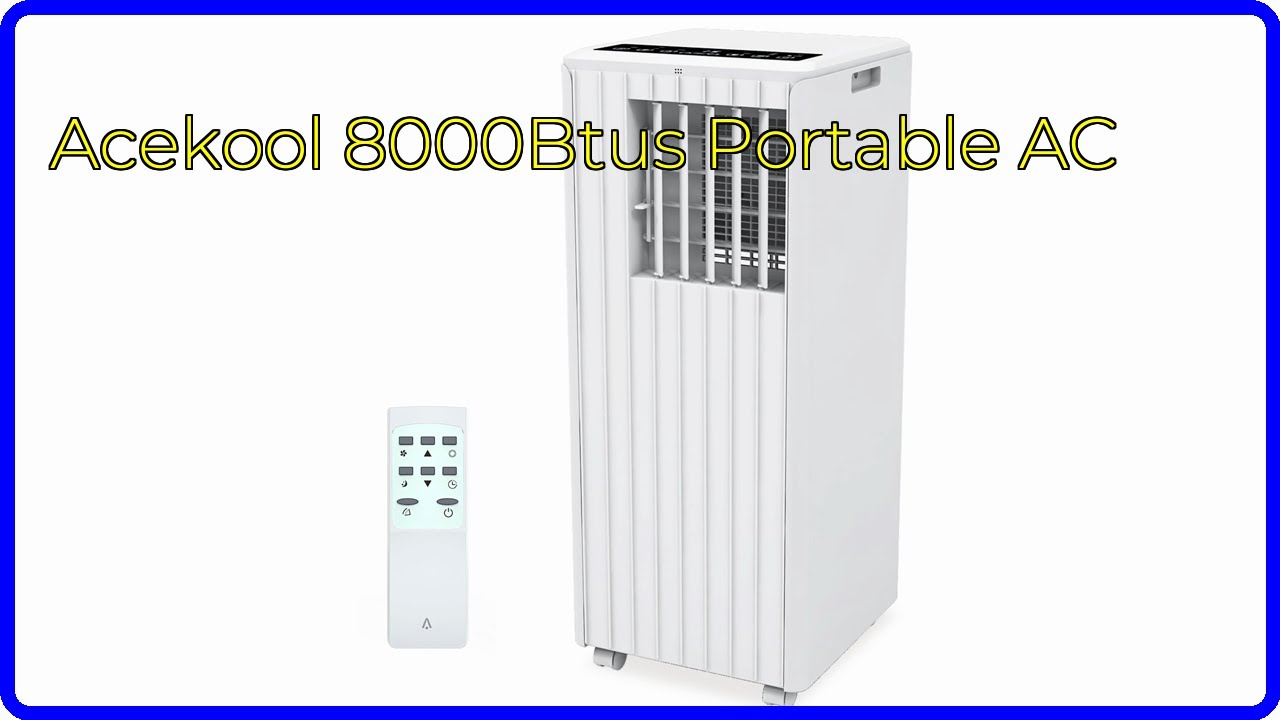 REVIEW (2025): Acekool 8000Btus Portable AC. First Look. - YouTube