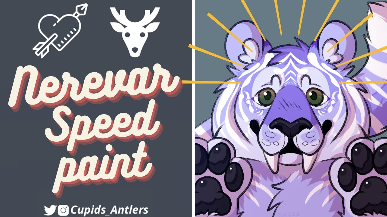 Nerevar Speedpaint! Cute Tiger Toe Beans! - YouTube