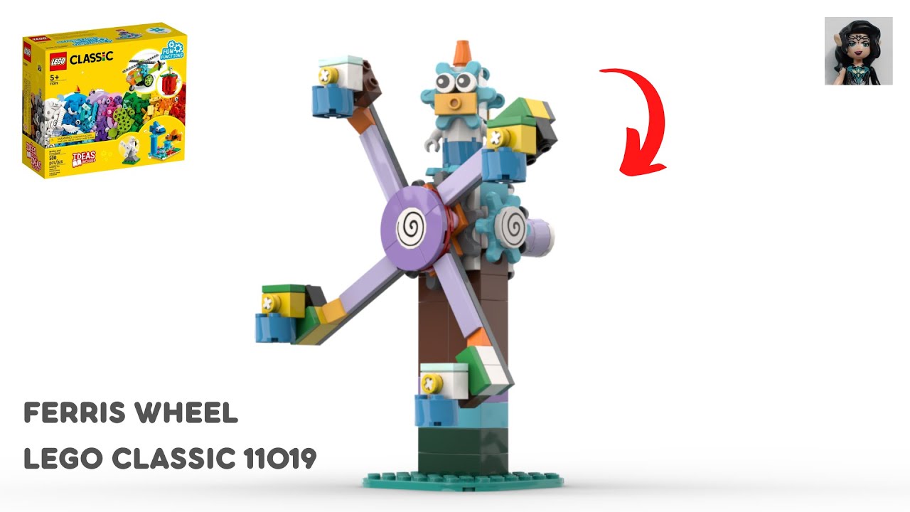FERRIS WHEEL Lego classic 11019 How to build - YouTube