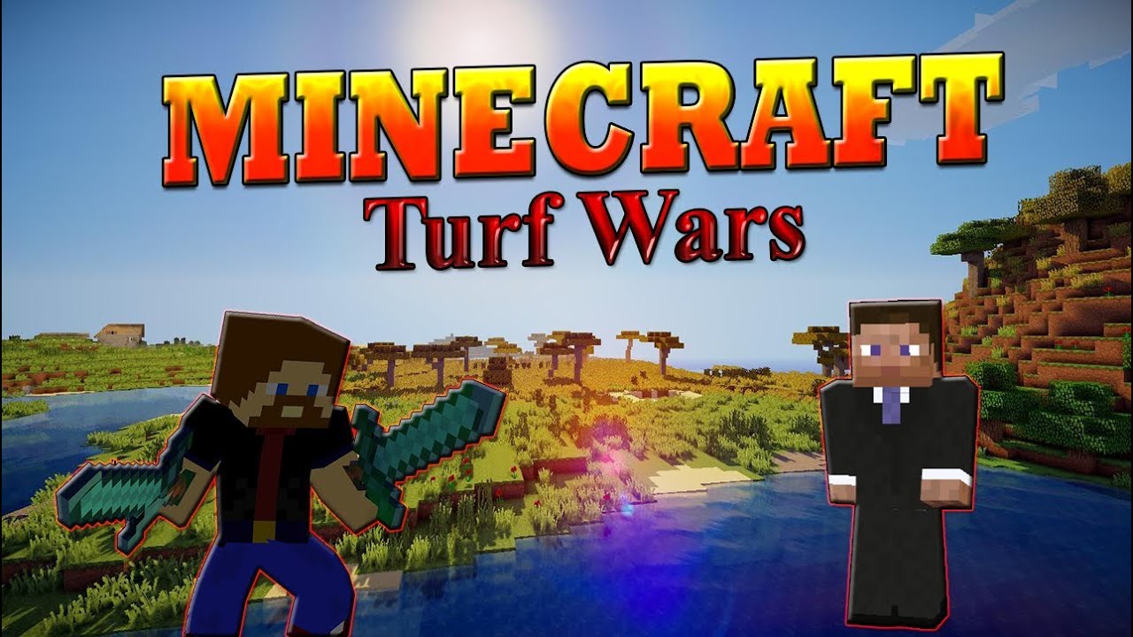 Minecraft:Turf Wars - Тактика нападения - YouTube