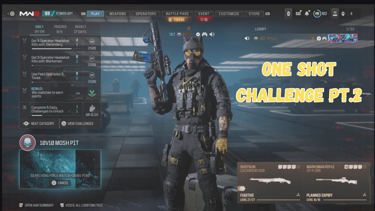 MULTIPLAYER: ONE SHOT CHALLENGE PT.2 - YouTube