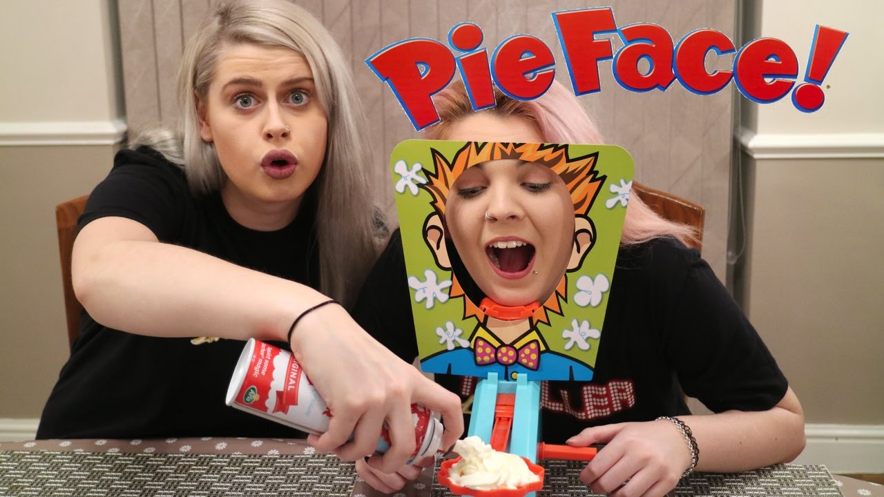 PIE FACE GAME SPLAT CHALLENGE | THE SABILLIE GAMES - YouTube