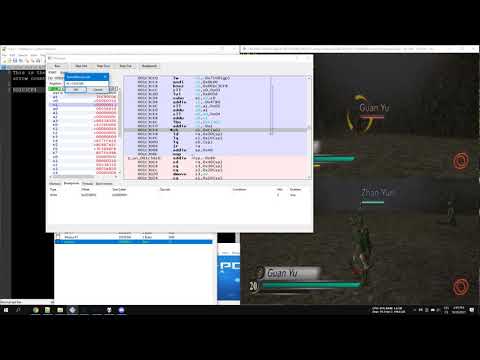 PCSX2 Mod making example. (Using debugger/disassembler)