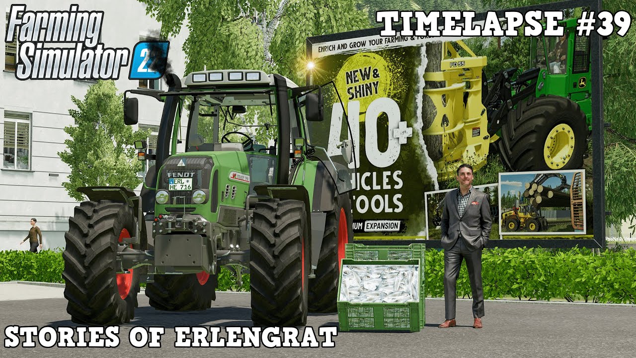 A new FENDT VARIO & BUILDING a FISH FARM! 🐟🚜💨 | Erlengrat | FS22 ...