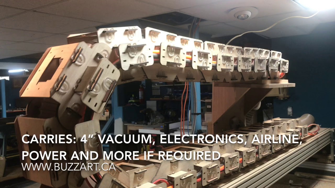 Vacuum and cable carrier - YouTube