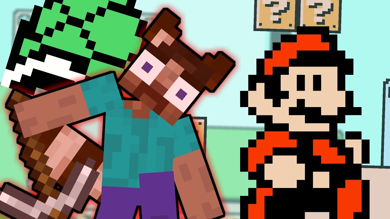 Minecraft Steve VS Super Mario Bros. 3 | Mario Animation - YouTube