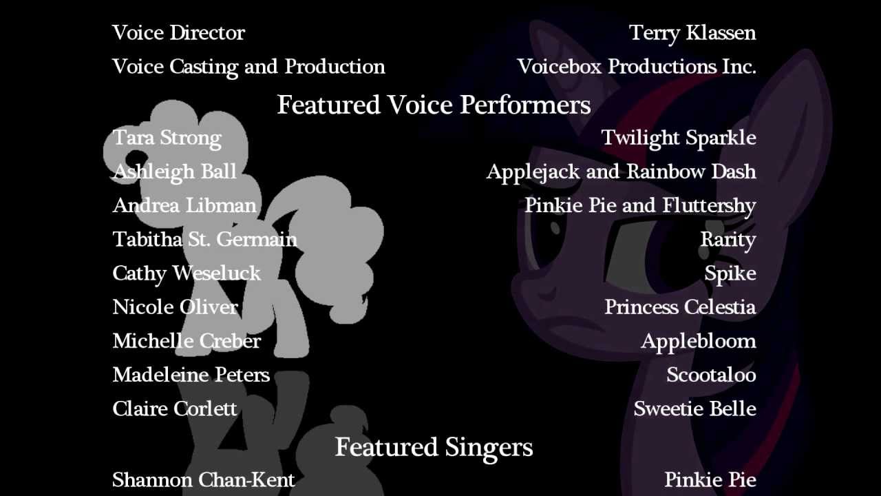 MLP:FiM Alternate Credits Reel - YouTube
