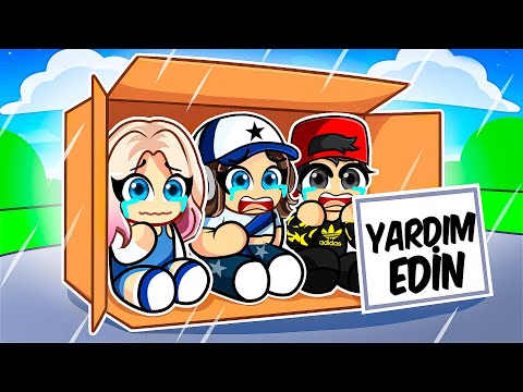 EVSİZ KARDEŞLERE YARDIM EDİN💥ROBLOX BROOKHAVEN🏡RP