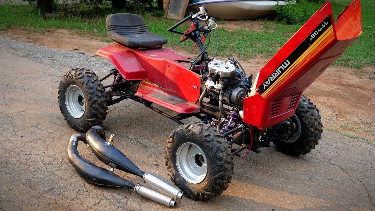 Banshee Swapping my 4x4 Riding Mower!! Part 1 - YouTube