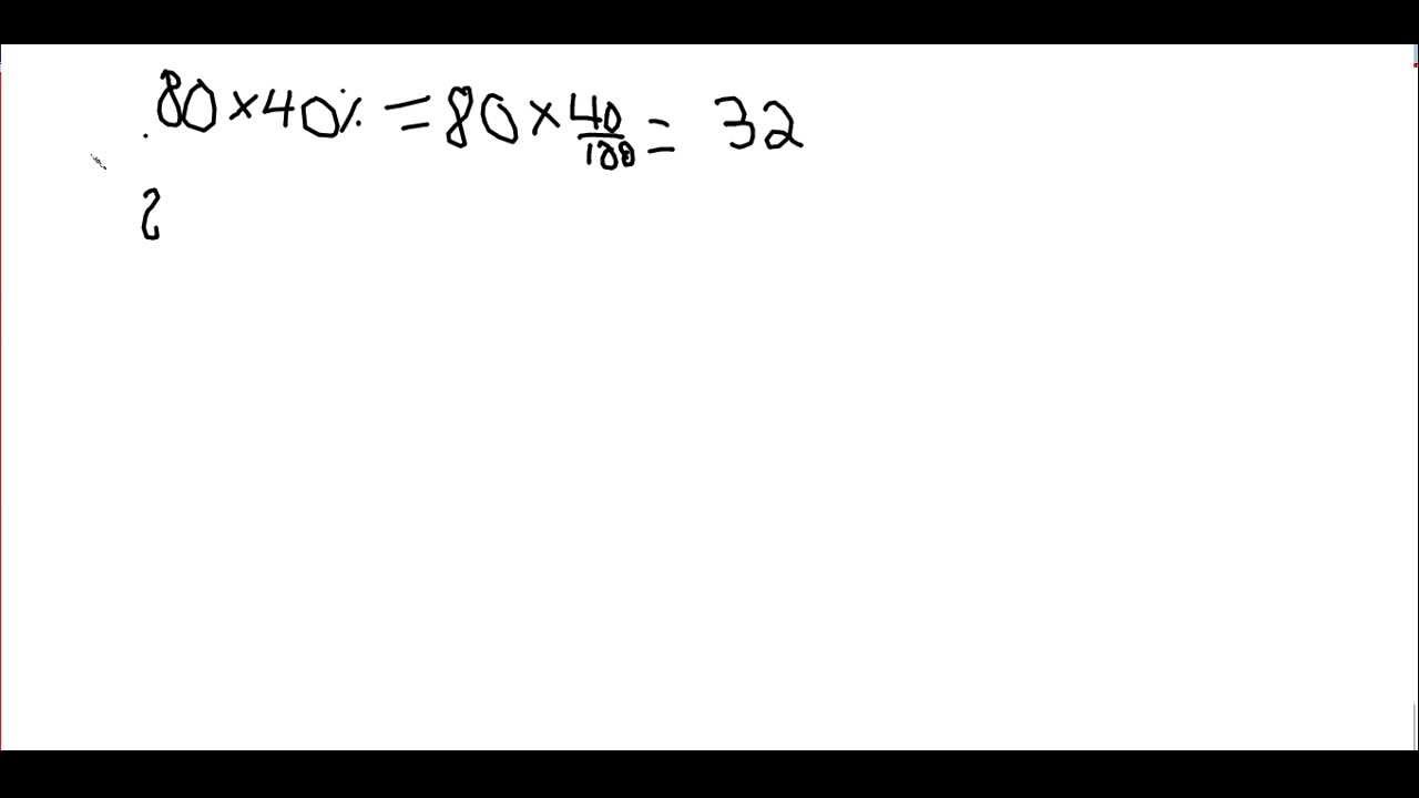 Calculer pourcentage de rabais -- Mathématique secondaire 2 - YouTube