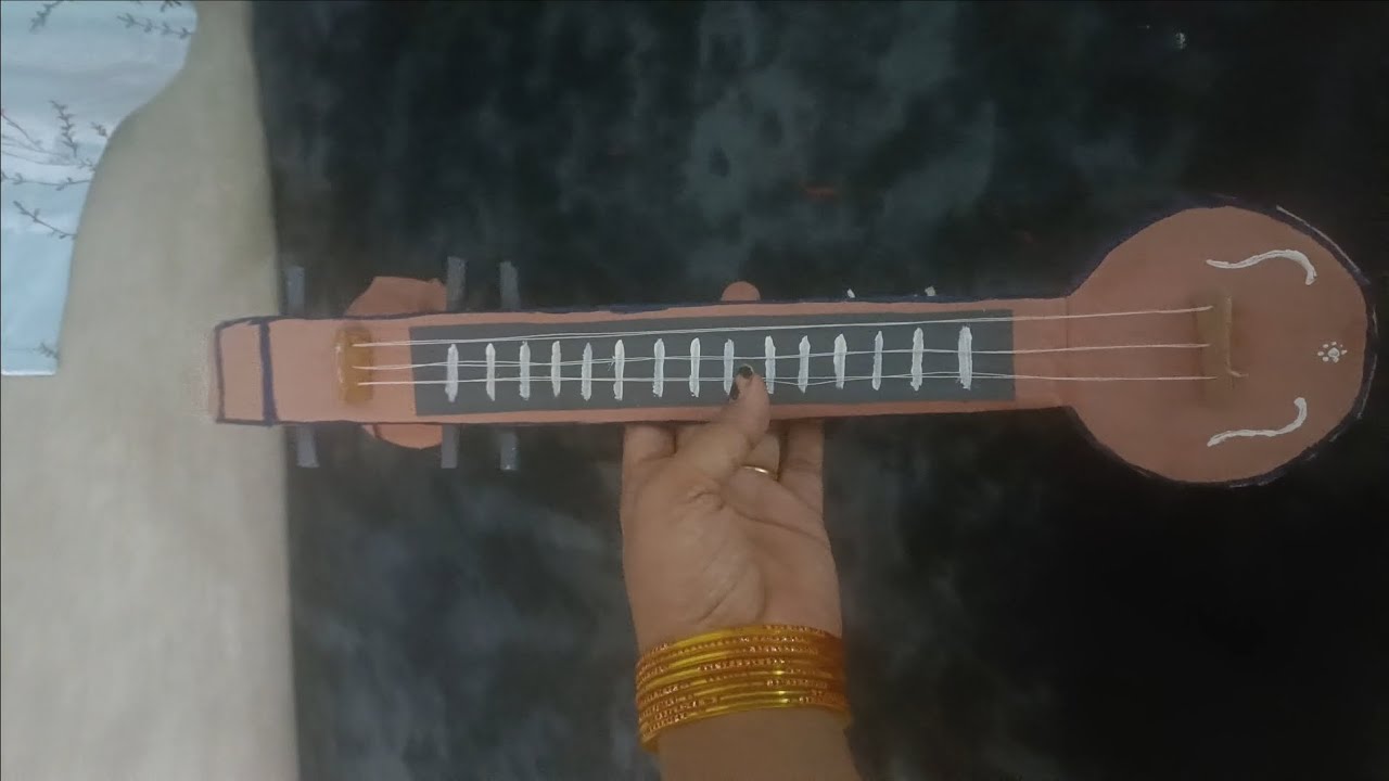 very easy veena diy - YouTube