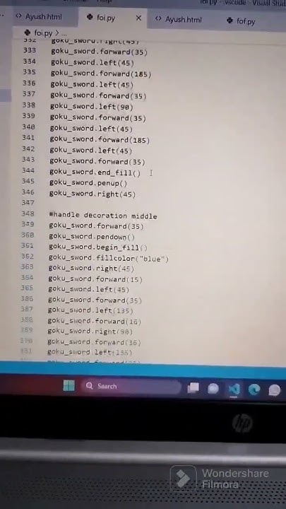 Create Goku by using python...#coding #python #python #programming #pythonprogramming - YouTube