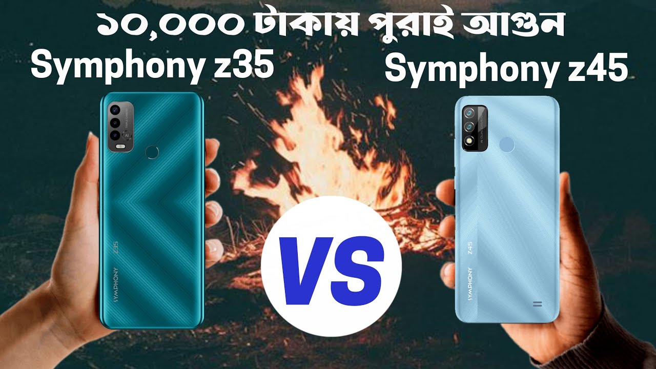 Symphony z45 vs Symphony z35 Comparison | Symphony z45 full bangla ...