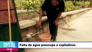 La falta de agua preocupa a los capitalinos | Noticias con Crystal Mendivil