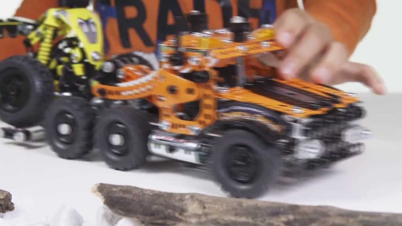 Meccano Evolution tovornjak avtovleka - YouTube