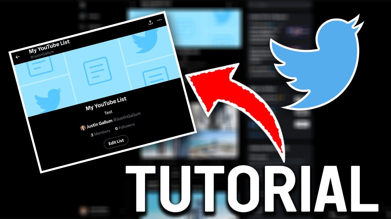 How To Create A List On Twitter (X) - YouTube