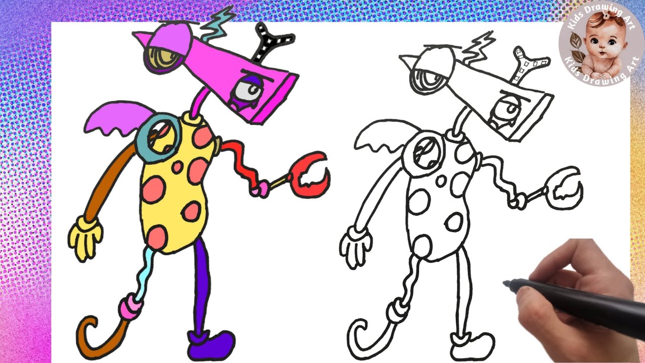 How To Draw Zooble from The Amazing Digital Circus | Drawing Tutorial ...