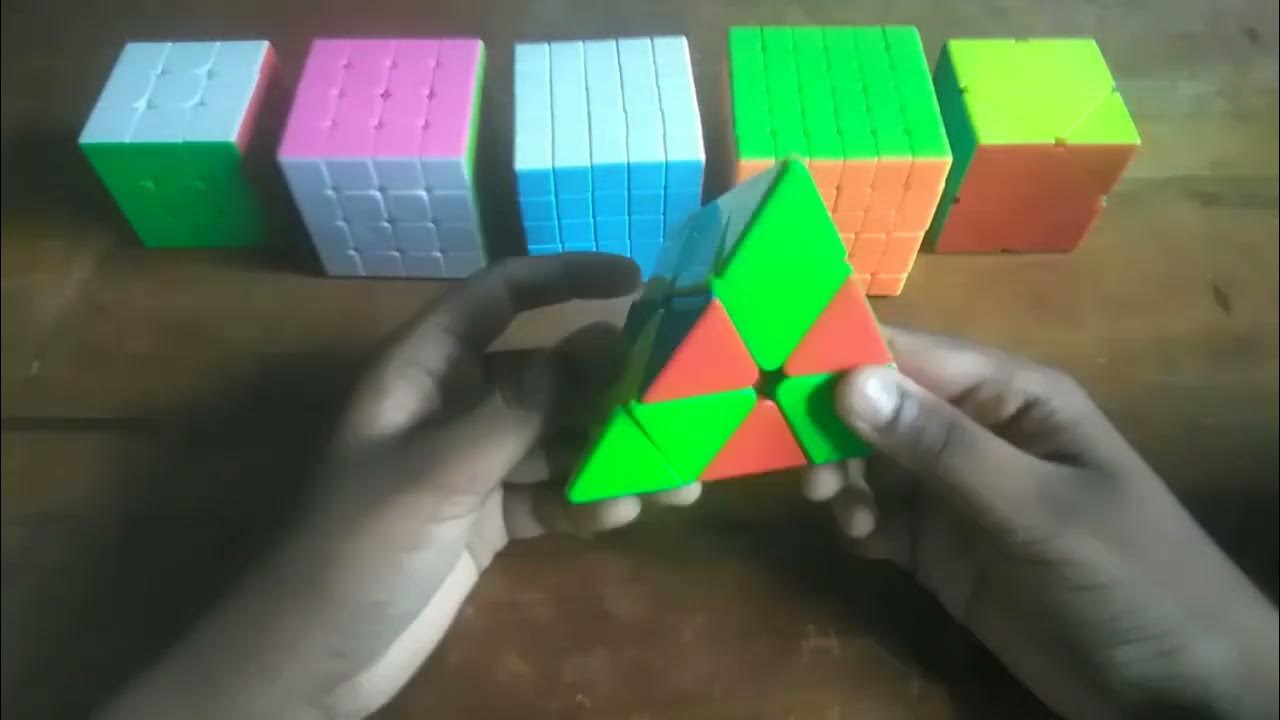 Checker Board Pattern on a Pyraminx - YouTube