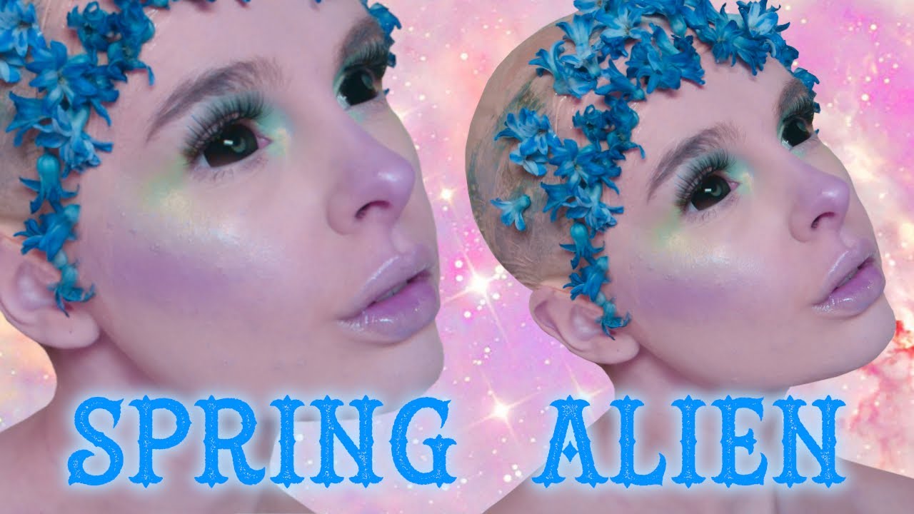 🌸💮 SPRING ALIEN SFX MAKEUP 💮🌸 - YouTube