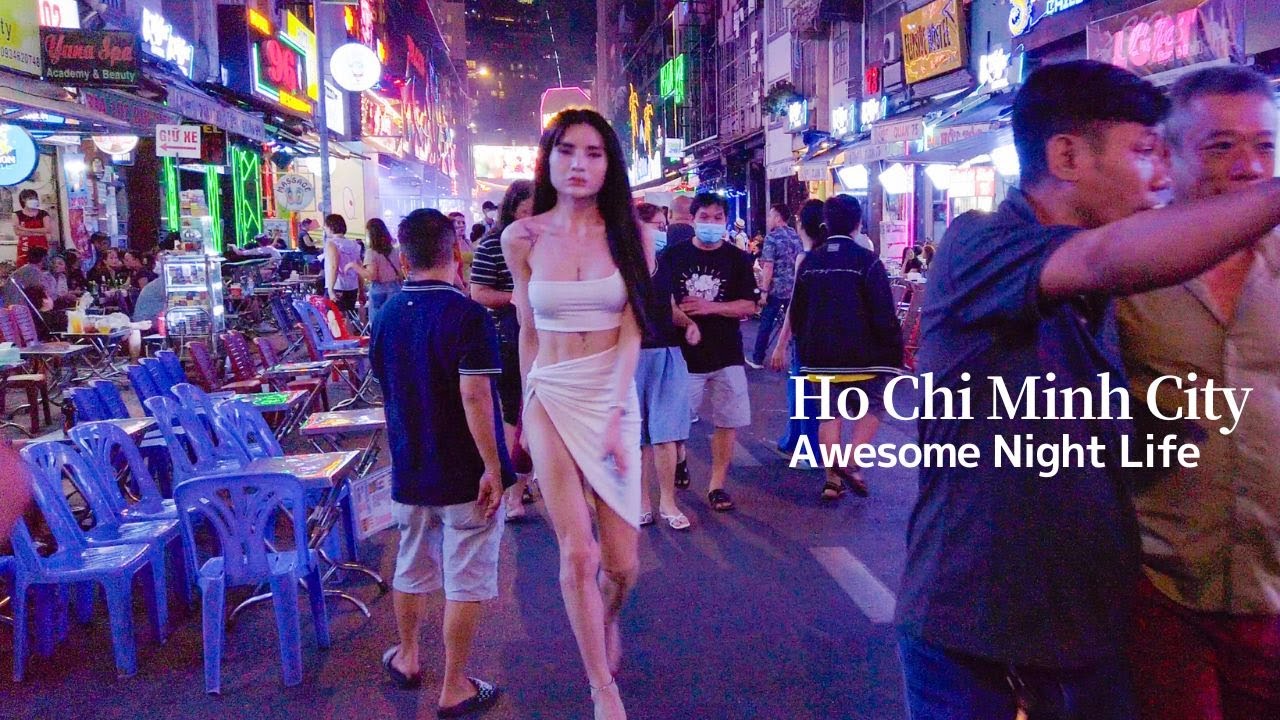 Thiss Best Night Place Bui Vien Walking Street Vietnam Walking Tour