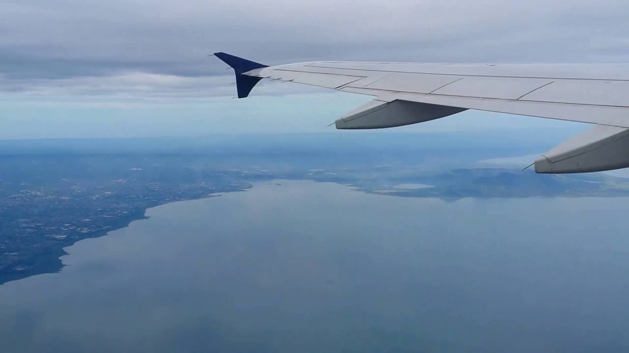 Nicaragua; Managua, Lago/Lake Xolotlán and Apoyeque Volcano - view from ...