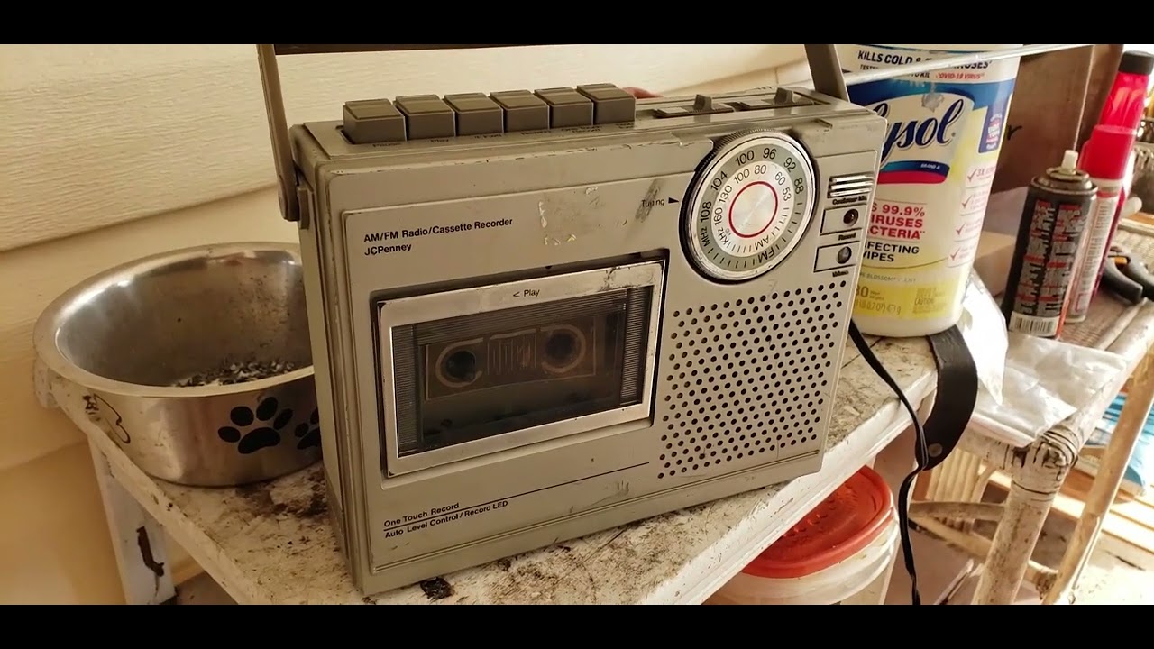 "Whispering" a dead radio back to life No repair was done. Beer was ...