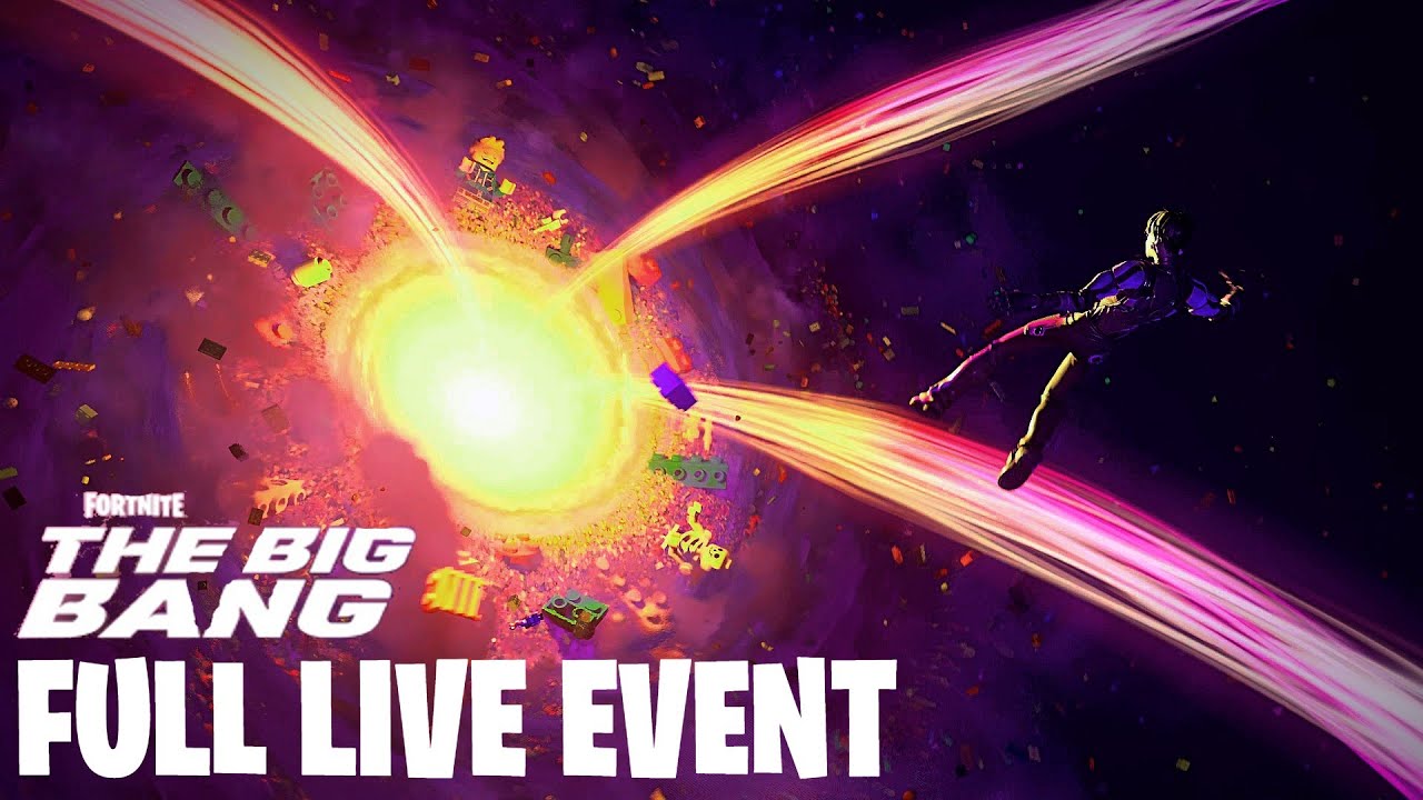 Fortnite - The Big Bang FULL LIVE EVENT (4K-60FPS) - YouTube
