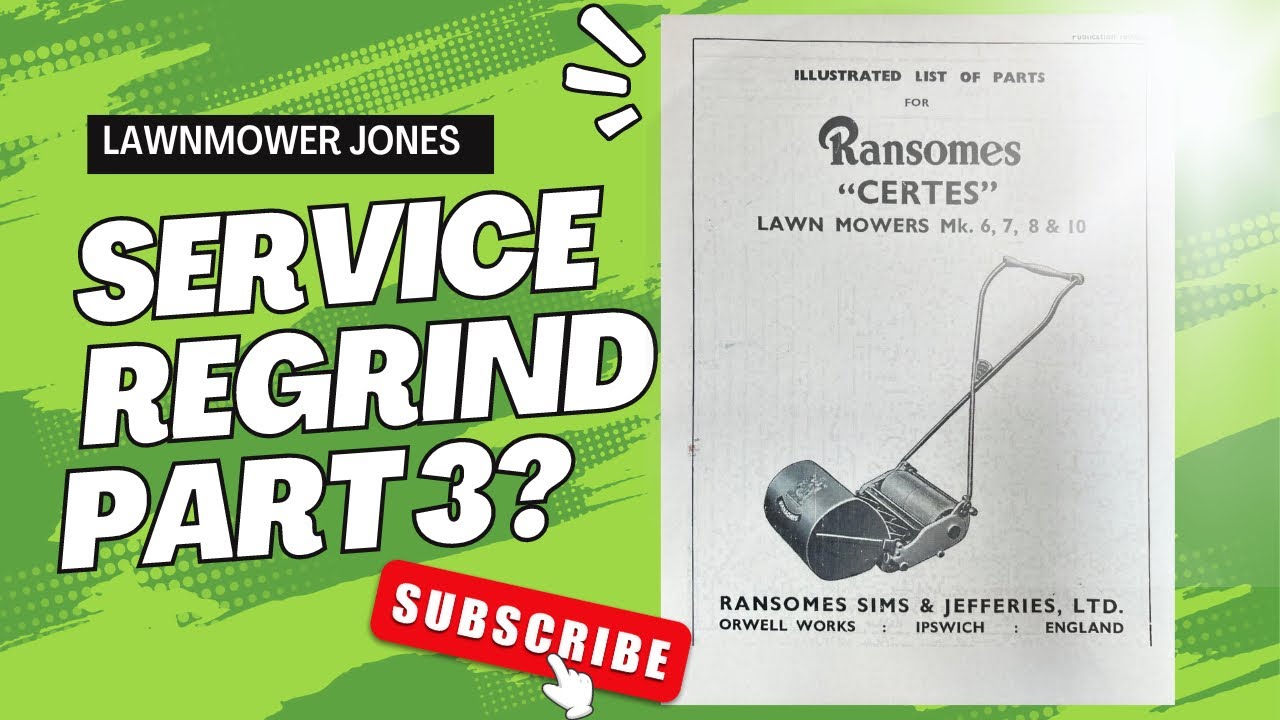 Ransomes 16” Certes Fine Turf Mower - YouTube