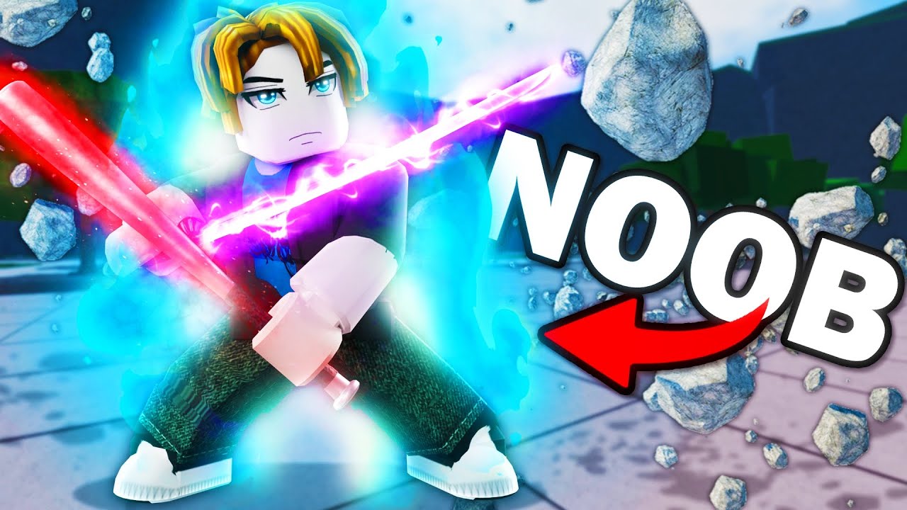 TROLLING Players by PRETENDING To Be a NOOB in ROBLOX The Strongest ...