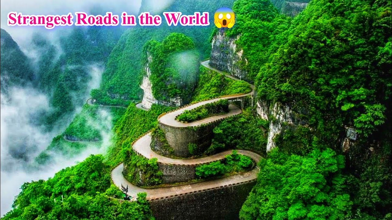 Top 12 Strangest Roads In The World. Can i know. - YouTube