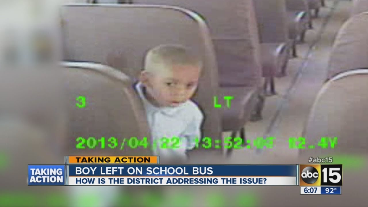 Laveen boy left on school bus - YouTube